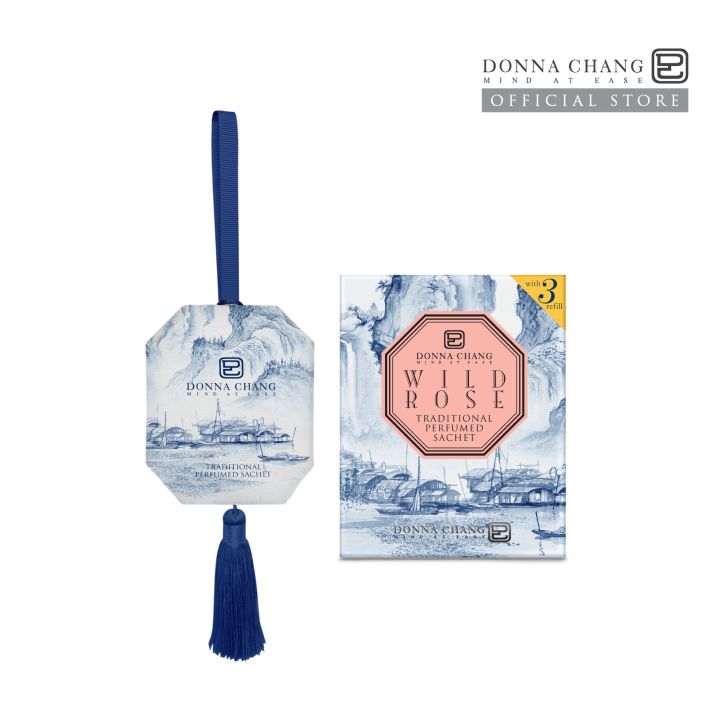 DONNA CHANG Wild Rose Perfumed Sachet 60g ถุงหอมปรับอากาศ ถุงหอม น้ำหอม ...