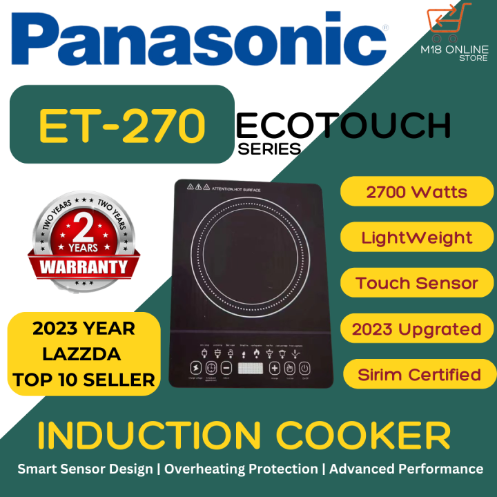 12.12 Mega Sales EasyUse ET-270 EcoTouch Series Induction Cooker 2700W ...