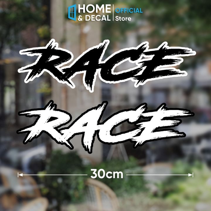 Tem Dán Xe Máy Race, Decal Trang Trí Xe Máy, Sticker Dán Các Vị Trí ...