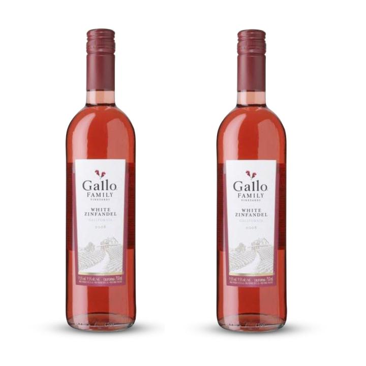 Gallo Family Vineyards WHITE ZINFANDEL 8.5% Alcohol Content 750ml ...