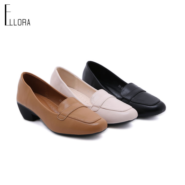 ELLORA EG-3318 Sepatu Kerja Wanita Pantofel Formal Import Premium ...