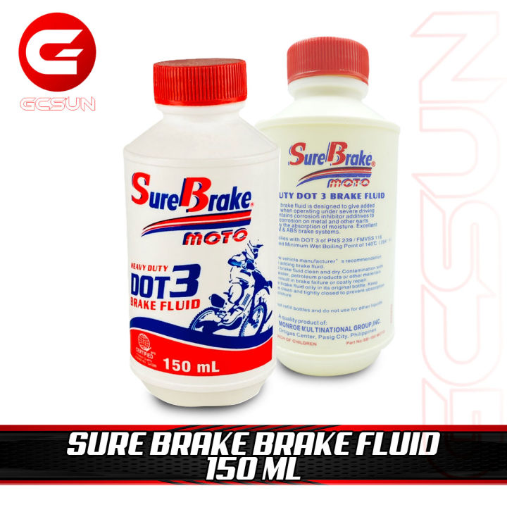SURE BRAKE FLUID 150ML-GCSUN | Lazada PH