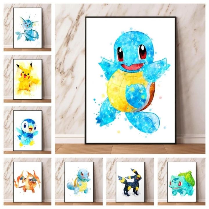 Charizard Pokemon Canvas Art - Decorative Modular Prints for Kids Room ...