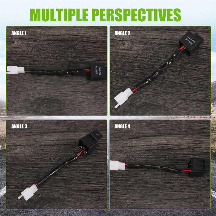 12V LED Relay Indicator Relay Motorcycle Quad Load Indicator LF1-S-PIN ...