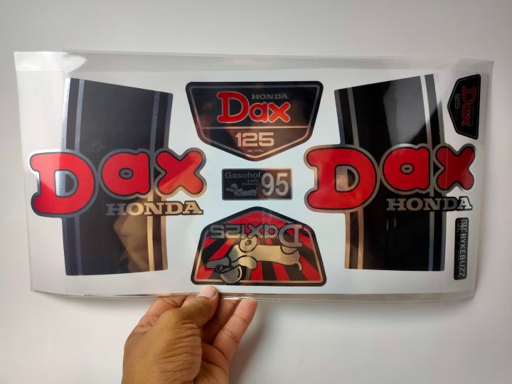 sticker honda Dax พื้นเงิน 125 st125 พร้อมส่ง | Lazada.co.th