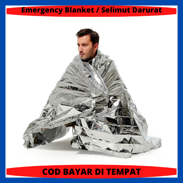 Emergency Blanket / Selimut Darurat / Selimut Foil Darurat Pendaki Anti ...