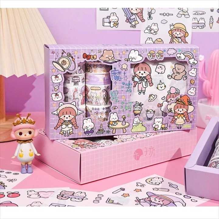 Set Stiker Multicolor Momo 4 Roll 100 Lembar / Aksesoris Pengarang ...