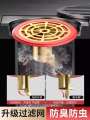 All-Copper Bathroom Small Anti-Odor Floor Drain Device Sewer Anti ...