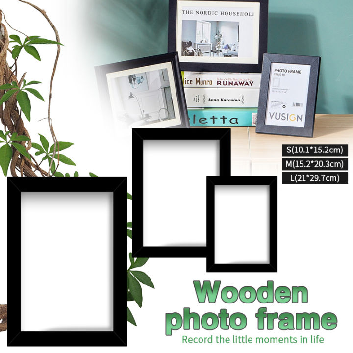 1pc Matte Black Wall Gallery Picture Frame Wall Hanging Photo Frame ...