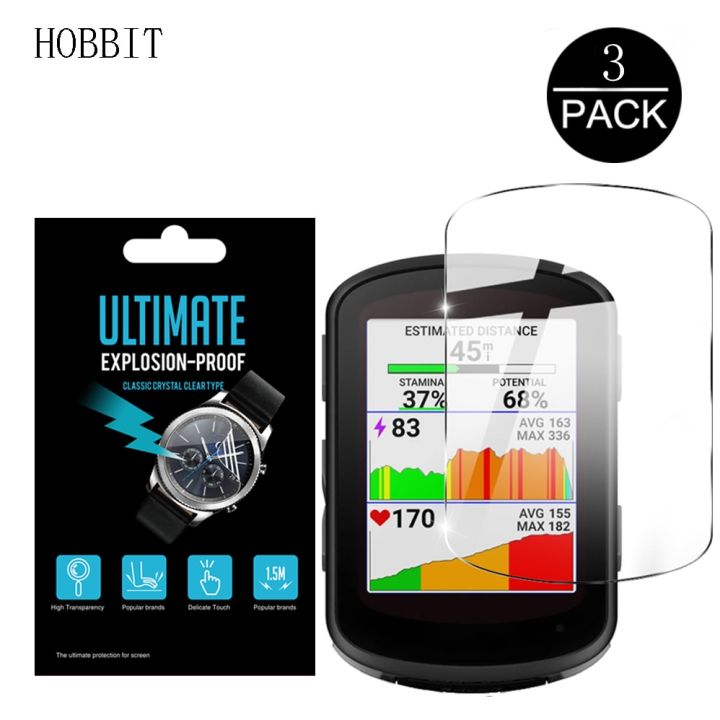 3PCS HD Clear PET Exploriso-Proof Film For Garmin Edge Garmin Edge 540 ...