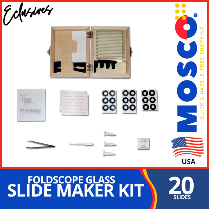 Foldscope™ Slide Maker Kit | 20 Glass Slides | Philippine Distributor ...