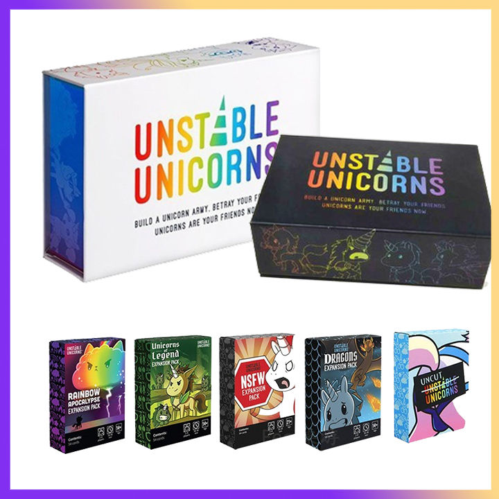 Unstable Unicorns Fun Card Game | 2-8 Players | Strategic Family Friend ...