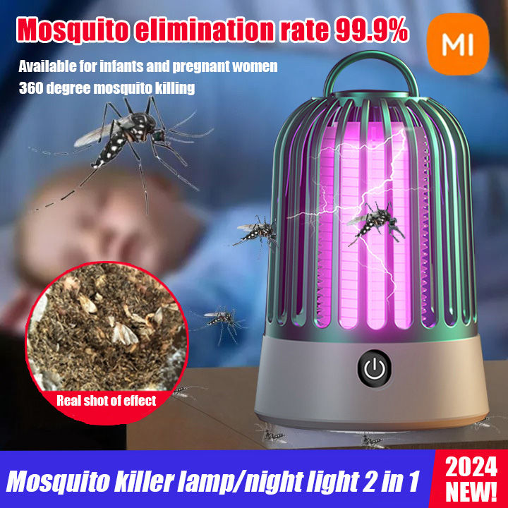 【BUY 1 TAKE 1】Xiaomi- Mosquito killer lamp Portable Electric Repellent ...