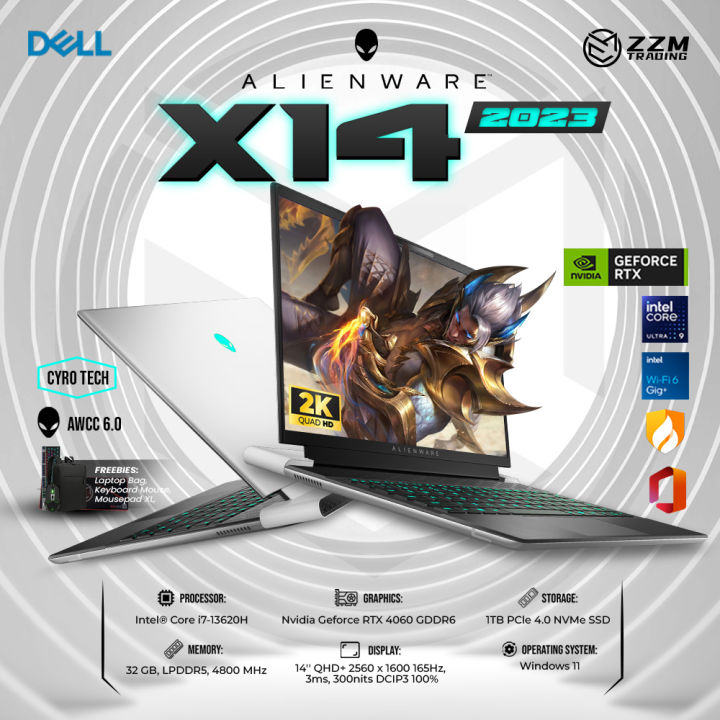 PRE ORDER DELL Alienware X14 (2023) 14 Core i7-13620H QHD+ 165Hz RTX ...