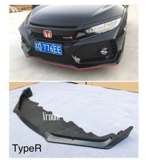 Civic FC SI / TypeR Type R Front Bumper Lips Lip Under Lips (No Paint ...