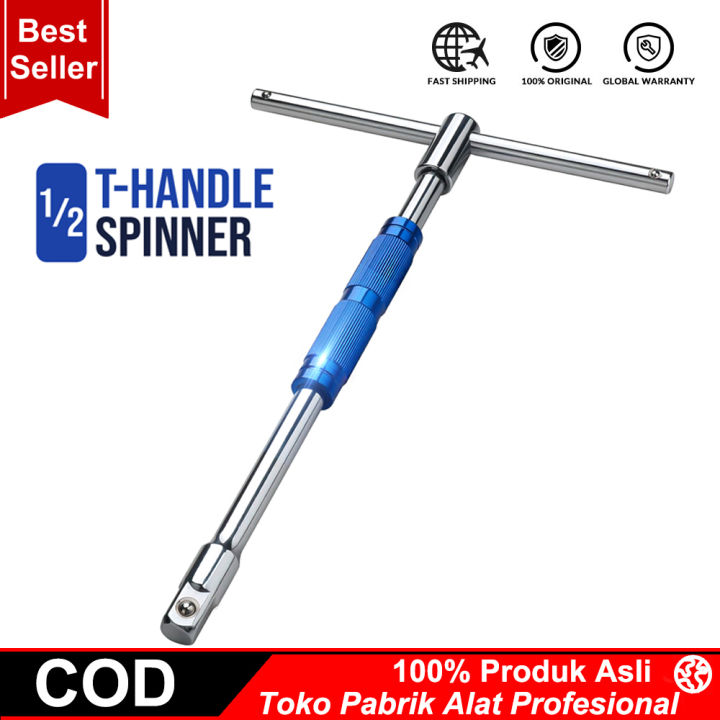 Kunci Shock T Handle Spinner 1/2 Bahan CRV Kuat dan Berkualitas Kunci ...