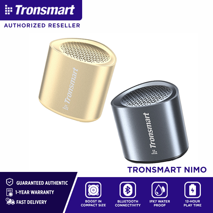 Tronsmart Nimo Speaker Mini Portable Speaker with IPX7 Waterproof ...