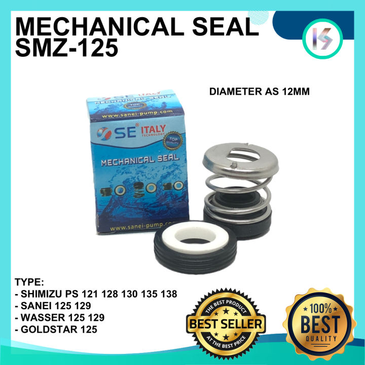 Mechanical Seal Sil Mekanik SHIMIZU SMZ 125 As 12mm SAN-EI | Lazada ...