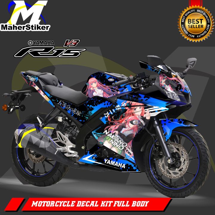 Decal R15 V3 Full Body Stiker R15 V3 Full Body Striping R15 V3 Variasi ...