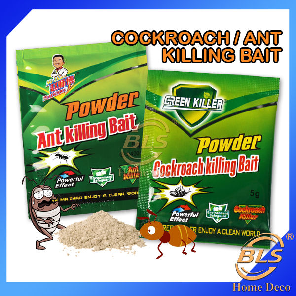 (1pack only) Green Killer 5g Cockroach Killing Bait Ant Killing Bait ...