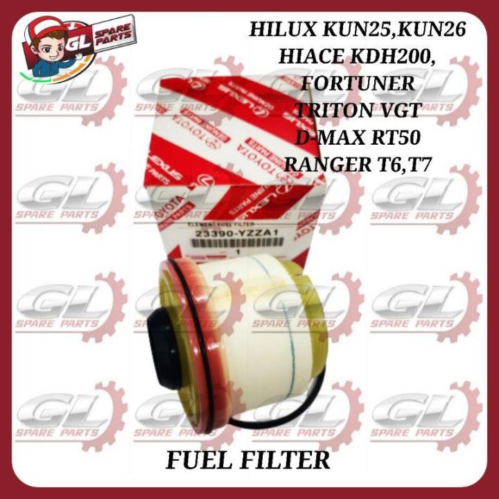 (OEM PARTS) DIESEL FUEL FILTER TOYOTA HILUX KUN25 KUN26 VIGO HIACE ...