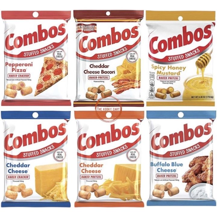 Combos Cheddar Cheese Crackers Pretzels Chips | Lazada