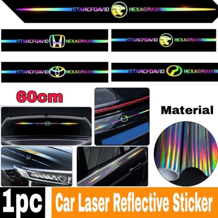 car sticker bonet wind screen body door sticker cermin pintu kereta ...