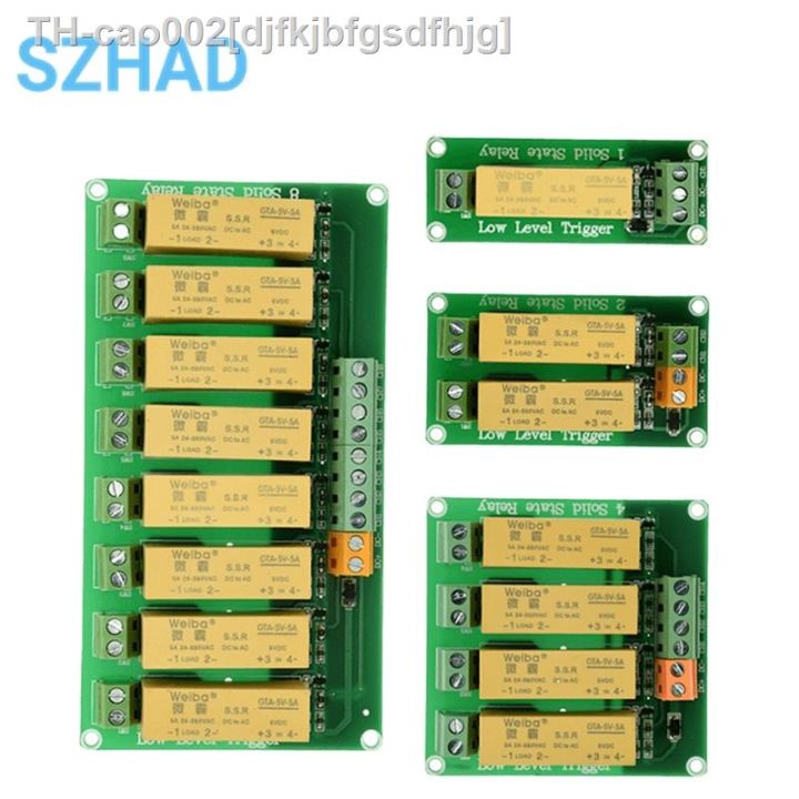 ﺴ☂♗ 1 2 4 8 Channel 5V 12V 24V low-level Trigger DC Control AC Solid ...