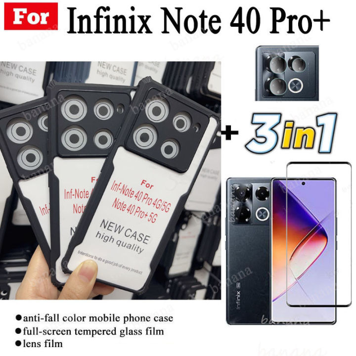 3in1 infinix Note 40 Pro+ Anti-fall Mobile Phone Case for infinix Note 40 Pro 4G Note40 Pro 5G ...