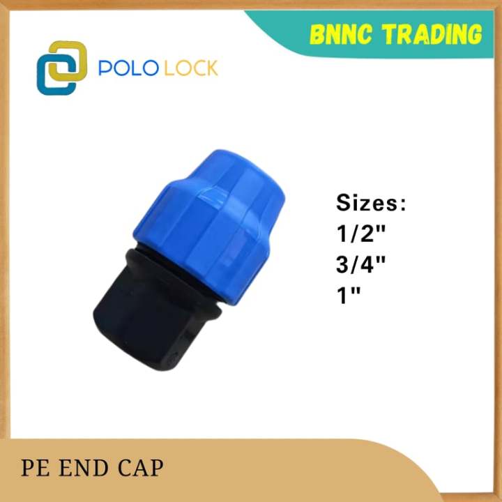 POLOLOCK PE COMPRESSION FITTINGS PE END CAP 1/2" 3/4" 1" | Lazada PH