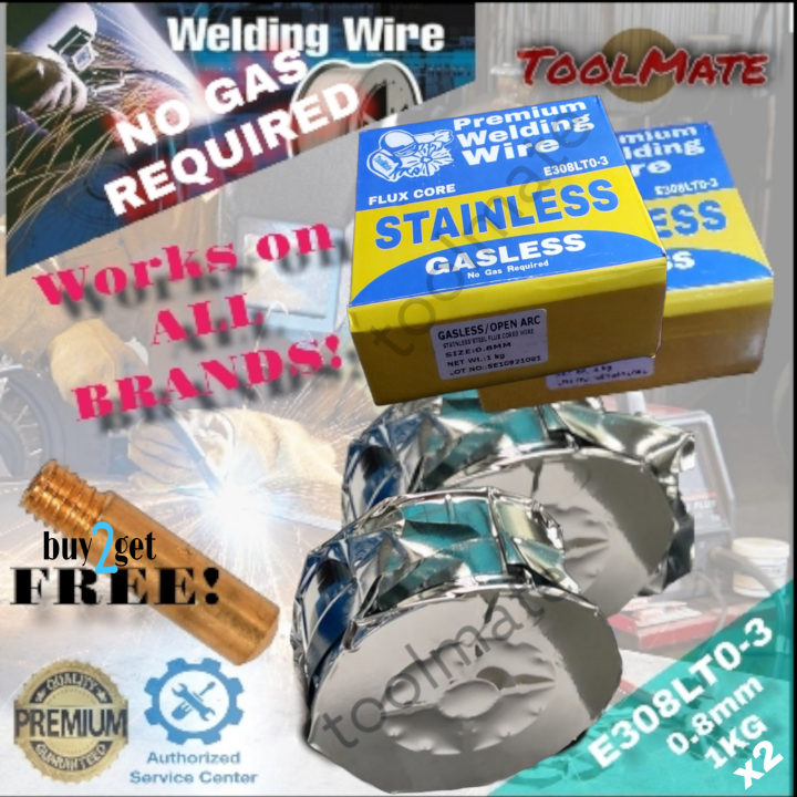 Mig Wire Stainless Gasless Flux Cored SUS 304 308 309 Premium ...