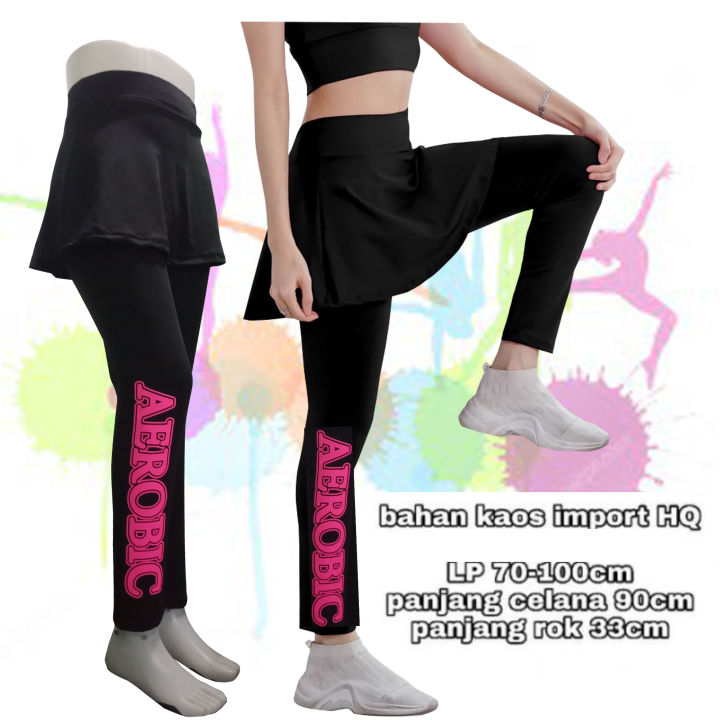( New sport ) Legging Rok Olahraga Higg Quality - Legging Rok Zumba ...
