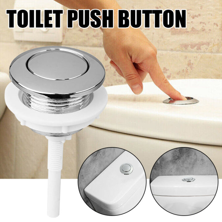 Bathroom Toilet Push Button Single Flush Button Toilet Water Tank ...