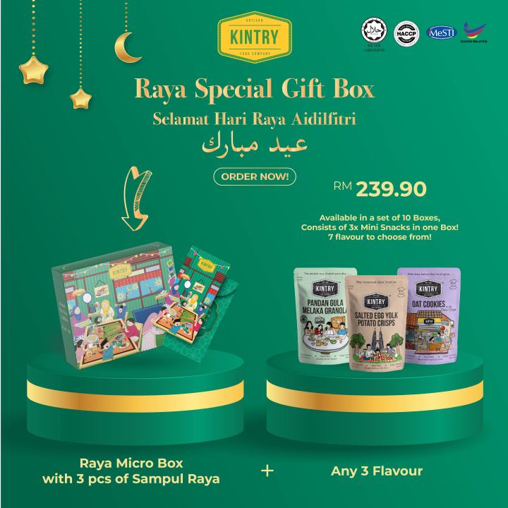 Kintry Hari Raya 2025 Micro Gift Box (Set Of 10 boxes) | Lazada