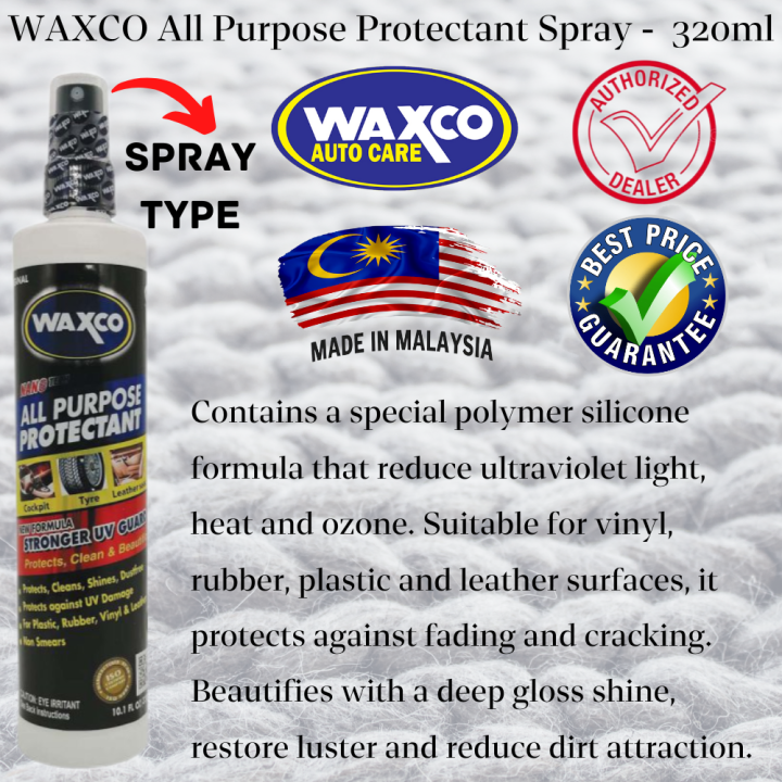 Waxco All Purpose Protectant (Spray Type) - 320ML | Lazada