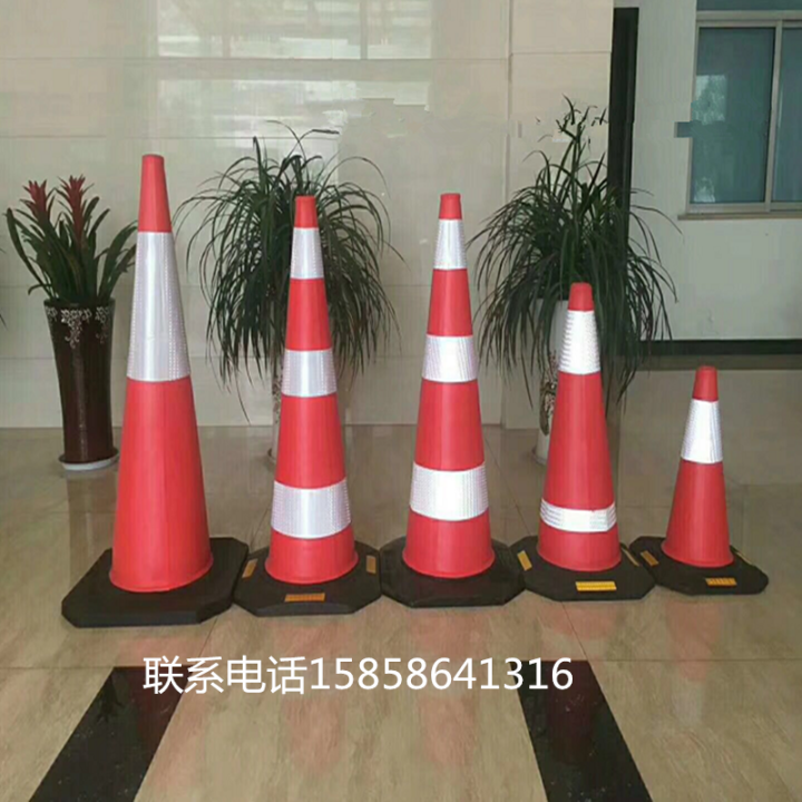 EVA road cone 70CM reflective cone barricade cone ice cream bucket high ...