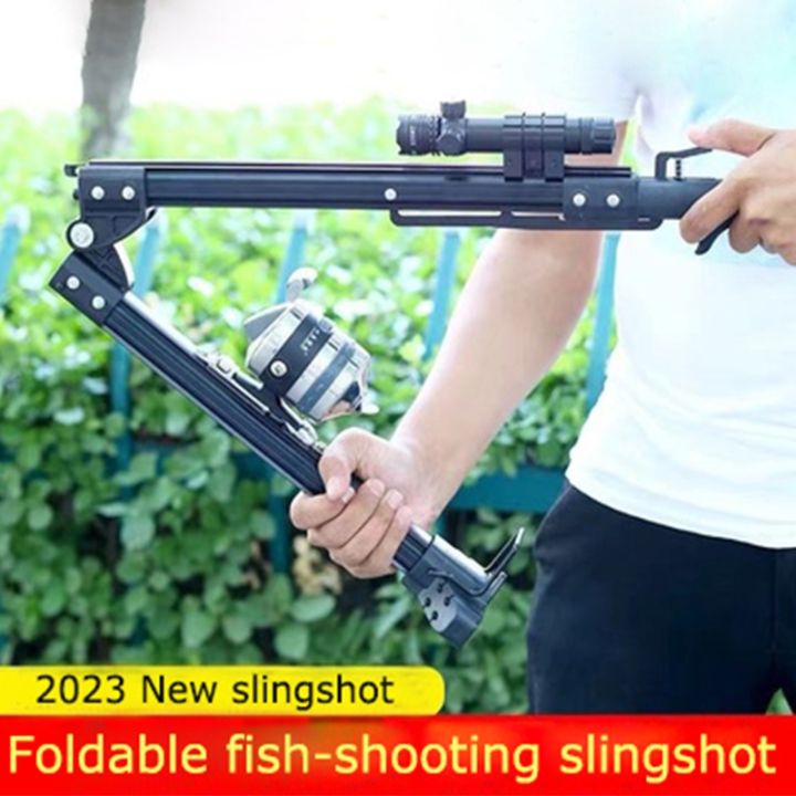 New Fish Shooting Slingshot Fishing Artifact High-precision Laser ...