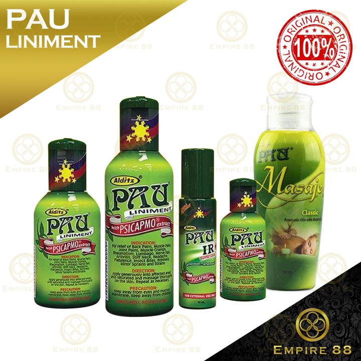 PAU Liniment 10ml/ 30ml/ 60ml & Pau Masaje 60ml | Lazada PH