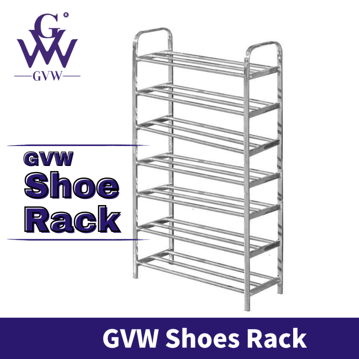 GVW Stainless Steel Shoes Rack Flower Rack Indoor Outdoor Rack Rak ...