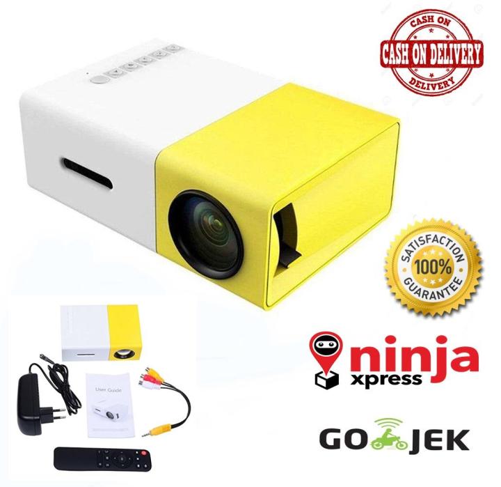 Mini Proyektor YG300 Proyektor LED 1080 P Portabel Mini Projector ...