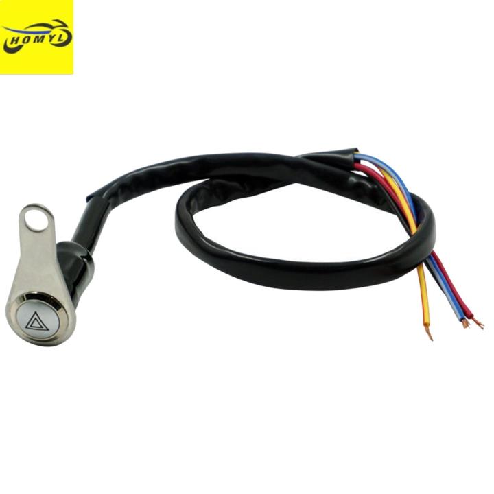 Homyl LED Hazard Light Switch Waterproof Motorcycle Switch for ...