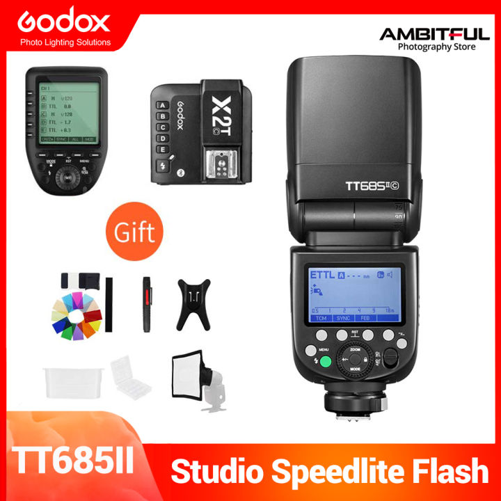 Godox TT685II On-Camera Speedlight 2.4G Wirelss X System Flash TTL HSS ...