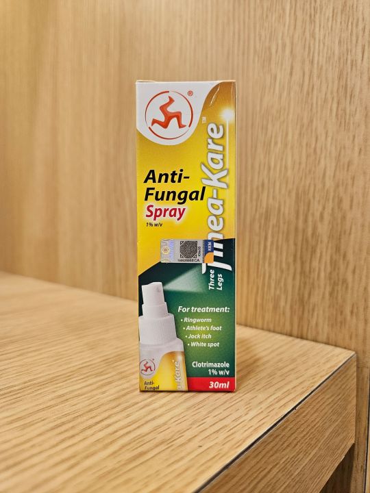 THREE LEGS TINEA-KARE ANTI-FUNGAL SPRAY 30ML | Lazada
