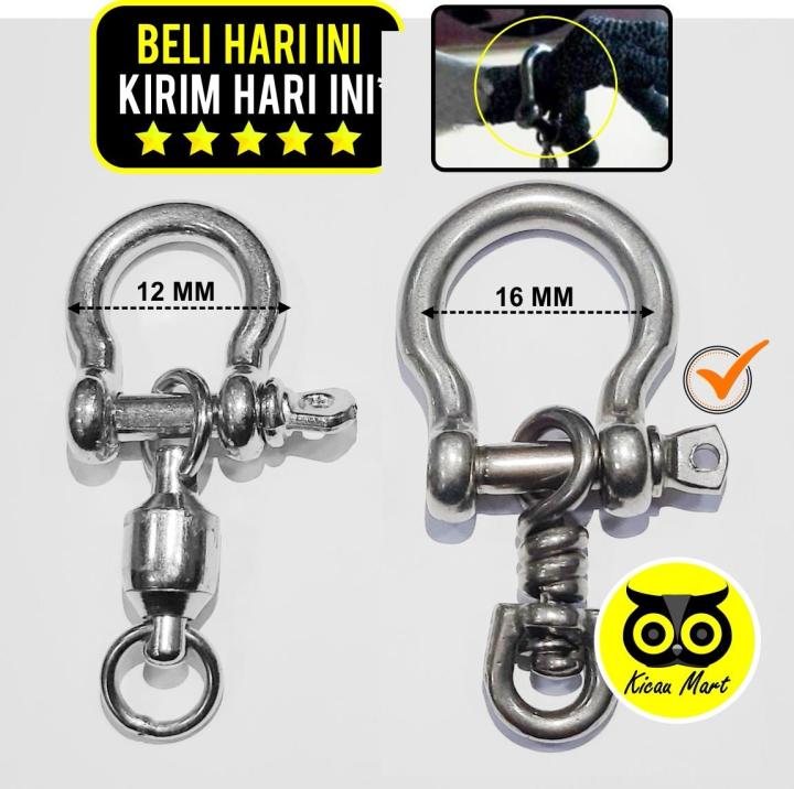 Kicau Mart Ring 16 Mm 16mm Borgol Besi Pengaman Pengikat Ikat Gelang ...