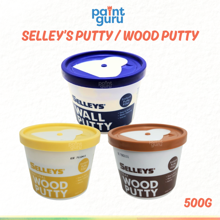 Selleys Wall & Wood Putty Instant Filler (500g) With Spatula [Natural ...