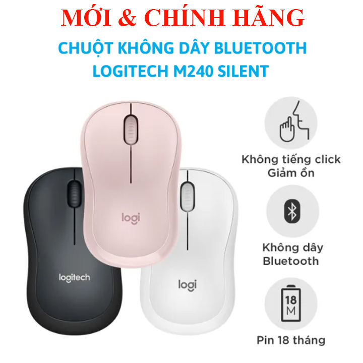 Chuột Bluetooth Silent Logitech M240 \ M330 M331 M220 Không có Bluetooth | Lazada.vn
