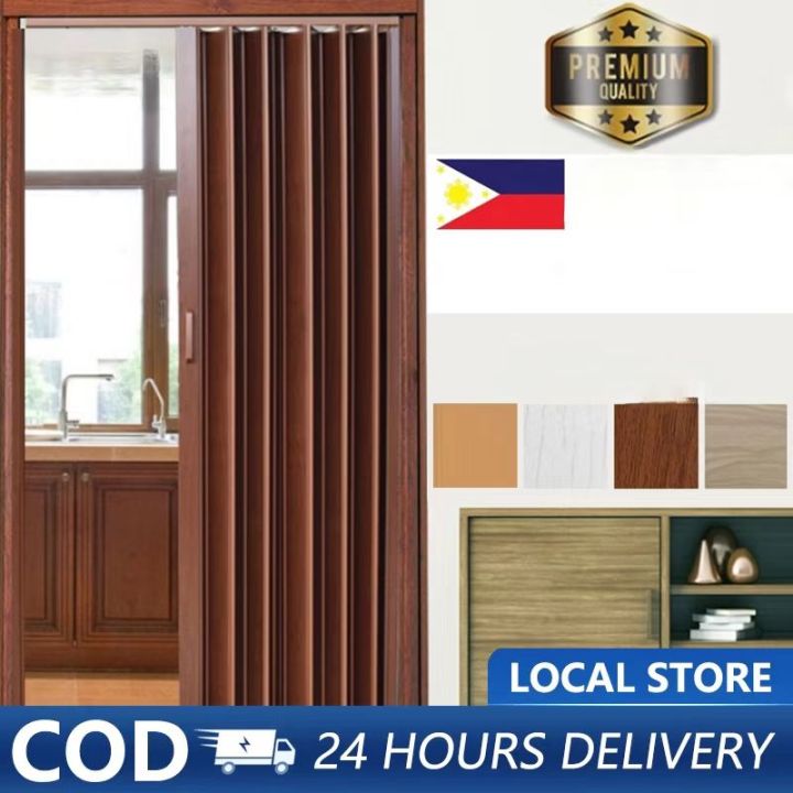 PVC Folding Door Fire O-Formaldehyde Accordion Sliding Door Home ...