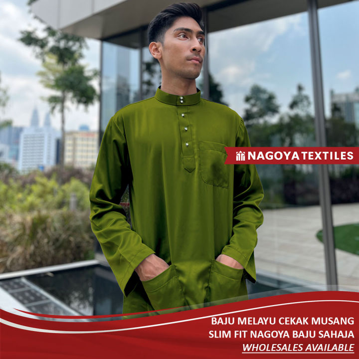 BAJU MELAYU TRADISIONAL CEKAK MUSANG SLIM FIT BAJU SAHAJA (CMS) | Lazada