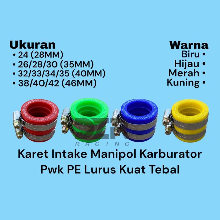 Karet Intake Manipol Karburator Pwk PE Lurus Kuat Tebal Karet TB ...