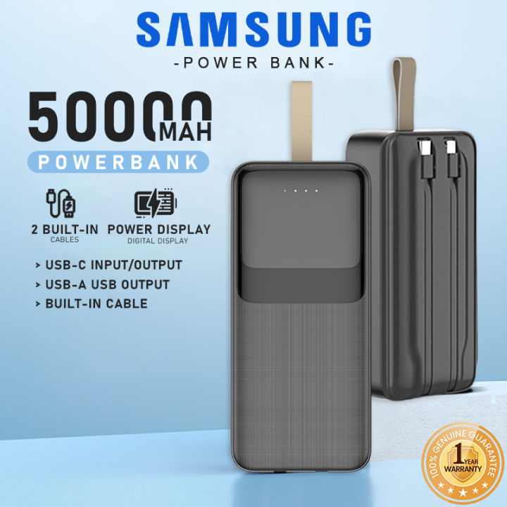 Samsung Original Powerbank 50000mah Super Fast Charging Dual USB/Type-C ...